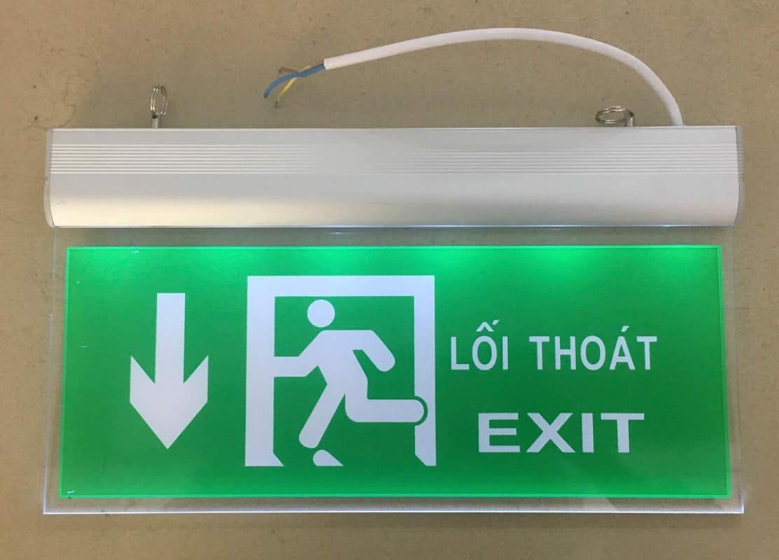 Báo giá Đèn Exit thoát hiểm Kentom chính hãng 2025