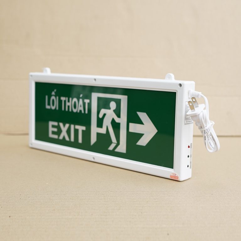Đèn exit Kentom chỉ dẫn lối thoát hiểm pccc • LEVU Việt Nam