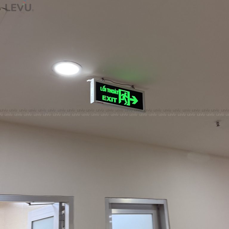 Đèn exit Kentom chỉ dẫn lối thoát hiểm pccc • LEVU Việt Nam