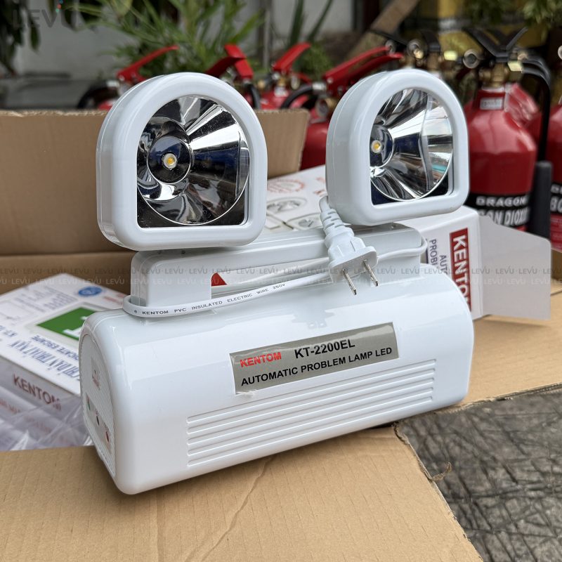 Đèn sự cố Kentom mắt ếch KT2200EL tự động chiếu sáng • LEVU Việt Nam