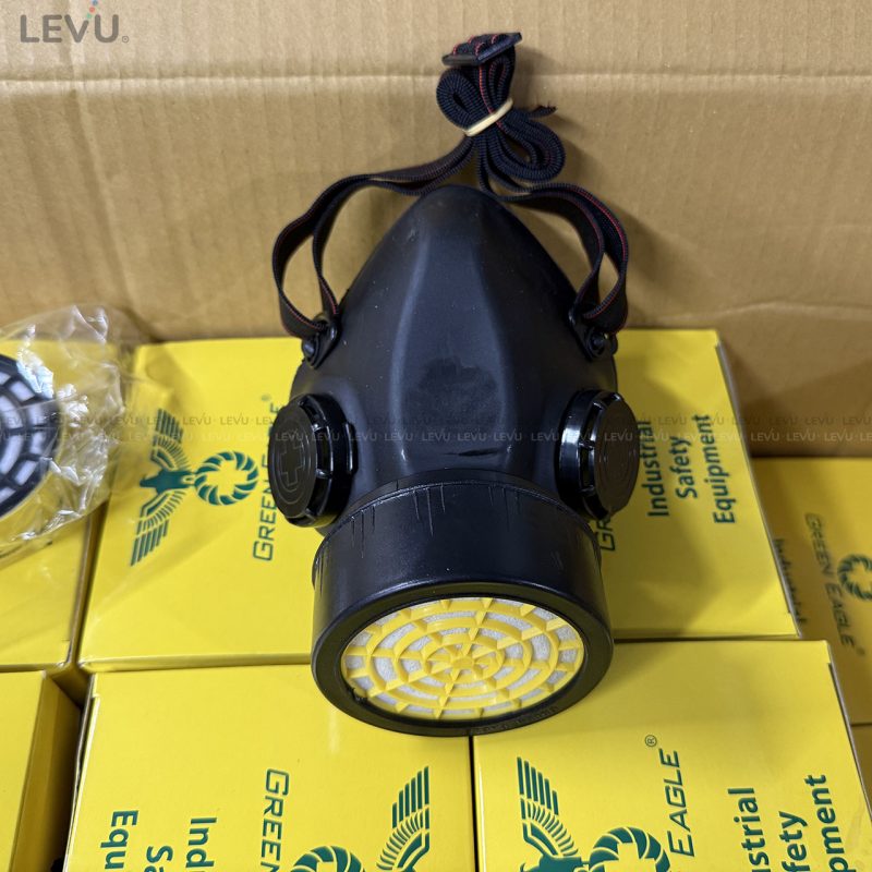 Mặt nạ phòng độc giá rẻ 1 phin lọc Green Eagle BB305 • LEVU Việt Nam